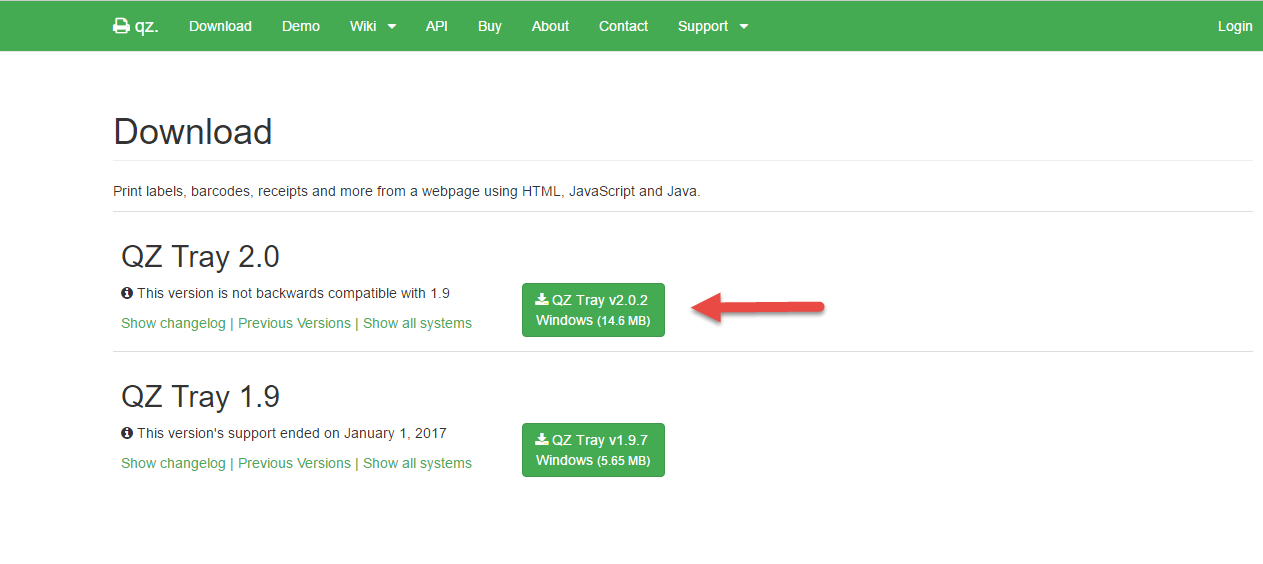 WineWeb: [QZ Tray] Implementation For Receipt Printers