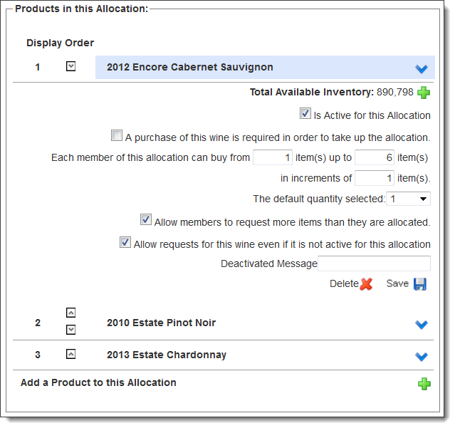 Allocation Builder: Add a Allocation